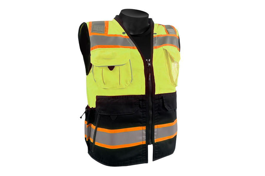PPE - Class 2 - Two-Tone Hi-Vis Safety Vest - C16033GB - Tiresocks