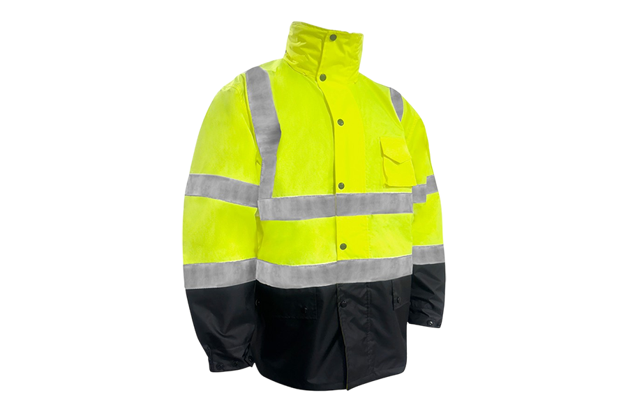PPE - Class 3 Rain Jacket - Lime Green - C16740GB - Tiresocks