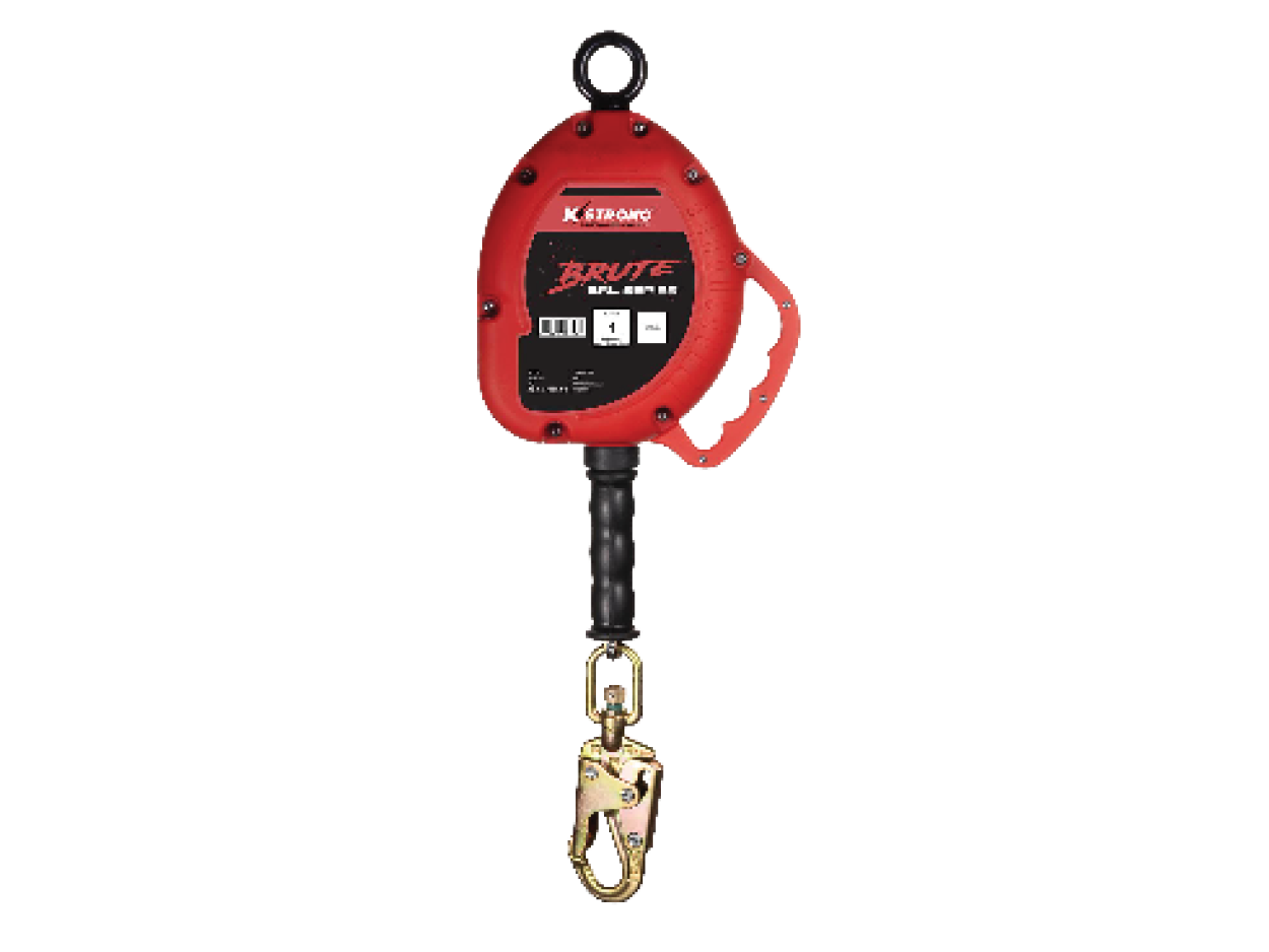 Fall Protection - 30 ft. Cable SRL with Snap Hook, Includes ...